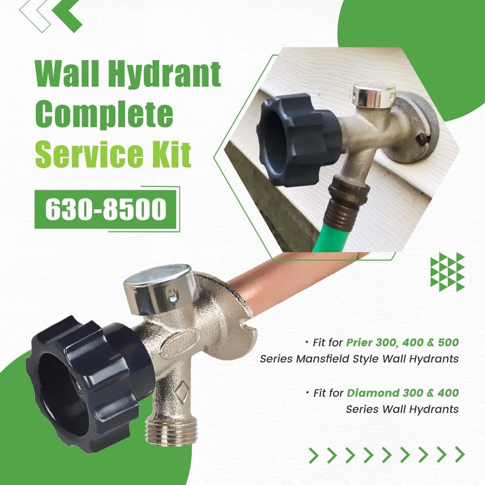 630-8500 Wall Hydrant Complete Service Kit For Prier Outdoor Faucet ...