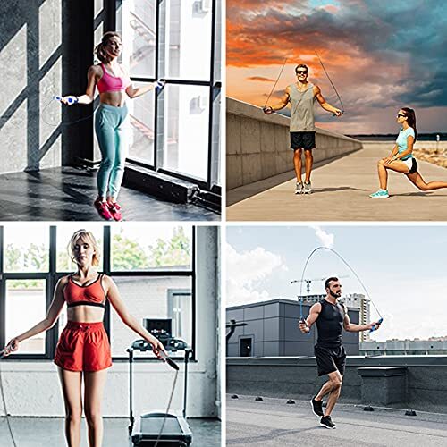 Jump Rope,Digital Counting Speed Jumping Rope Counter for Indoor and ...