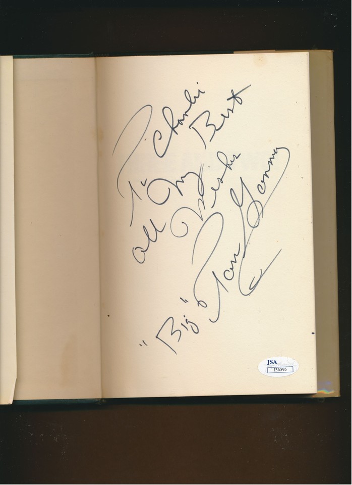 Tom Gorman Signed Book Autograph JSA I36595 | eBay