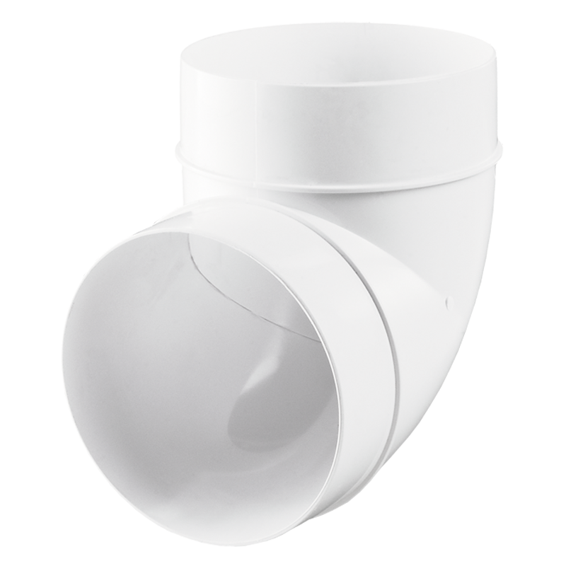 220mm x 90mm Flat Channel Rectangular Plastic Ducting Extractor Fan ...