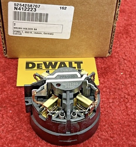DeWalt Brushes & Holder Sa Fits DCS361 DCS391 Type 10 & 2 DCG412 Type ...