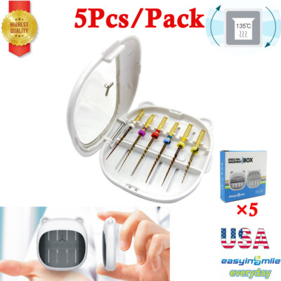 USA Dental Root Canal Files Organizer Sterilization Box Stand Ruler ...