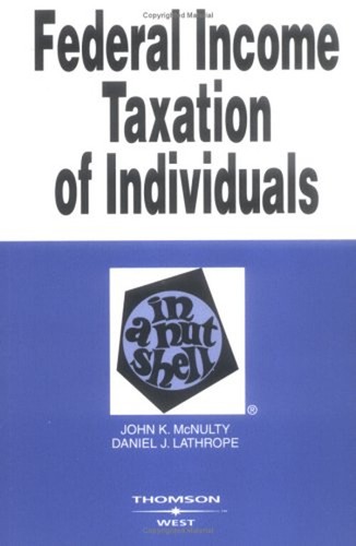 Federal Income Taxation of Individuals in a Nutshell Paperback ...