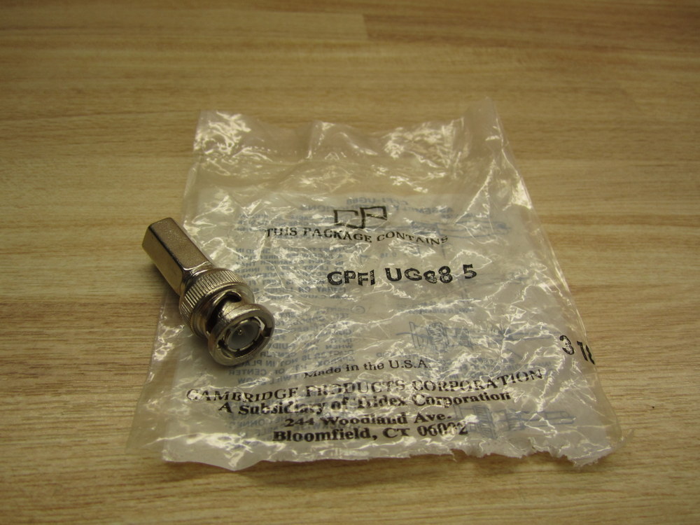 Cambridge CPFI-UG88-5 Coaxial Connector (Pack of 5) | eBay