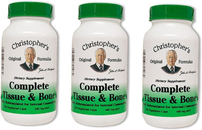 Dr. Christopher's Complete Tissue and Bone Formula 100 Capsules (Pack ...