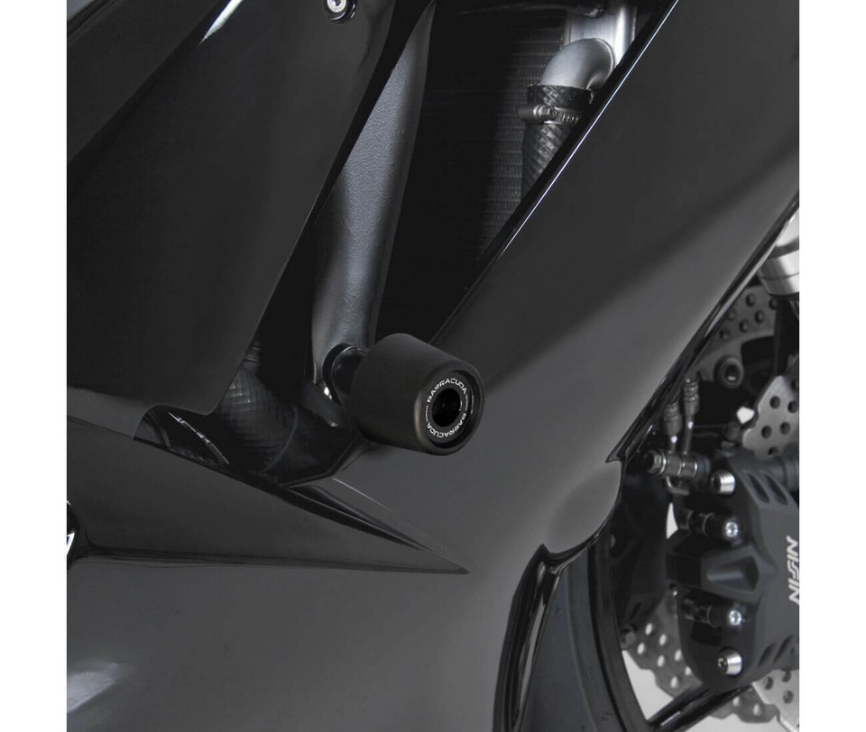 Kawasaki ZX6R ZX6-R 07/08 Satz Schutz motor Puffer (Paar) BARRACUDA ...