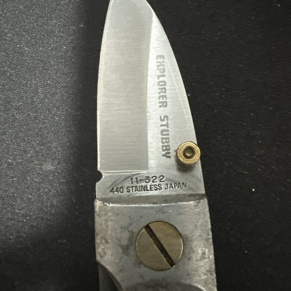 Vintage Fury Explorer Stubby No.11-322 Knife Japan 440 Stainless | eBay