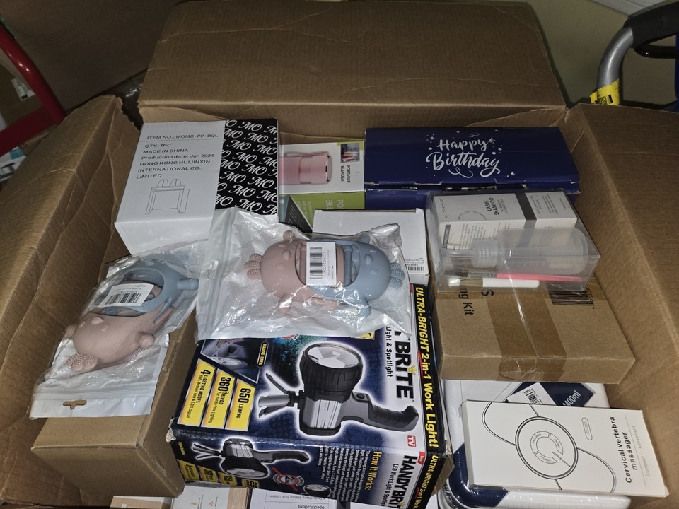 NEW SEALED AMAZON Mystery Large Box Liquidation General Merchandise Mix ...