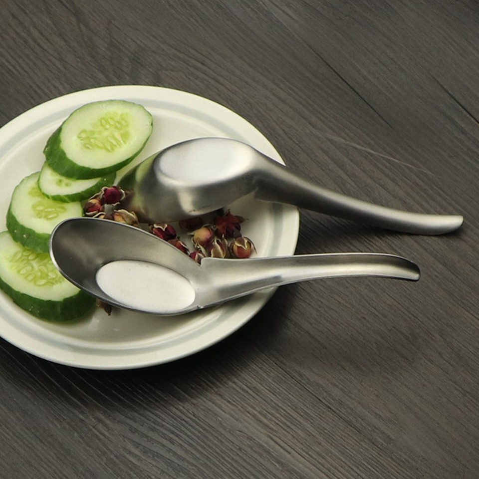 Chinese Japanese Soup Spoons Kitchen Home Stainless Steel Utensils ...