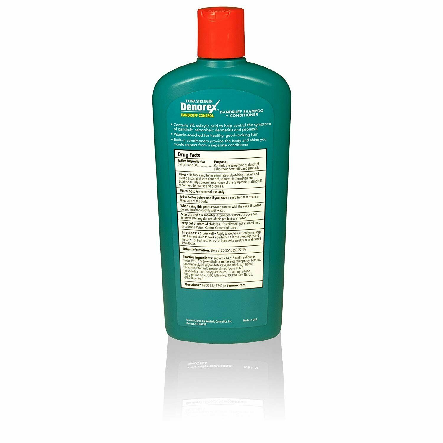 Denorex Extra Strength Medicated Dandruff Shampoo Plus Conditioner 10 ...