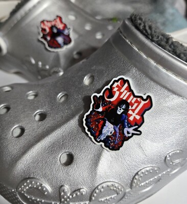 Ghost Metal Music Charms For Adult Crocs Style Shoes or similar items ...