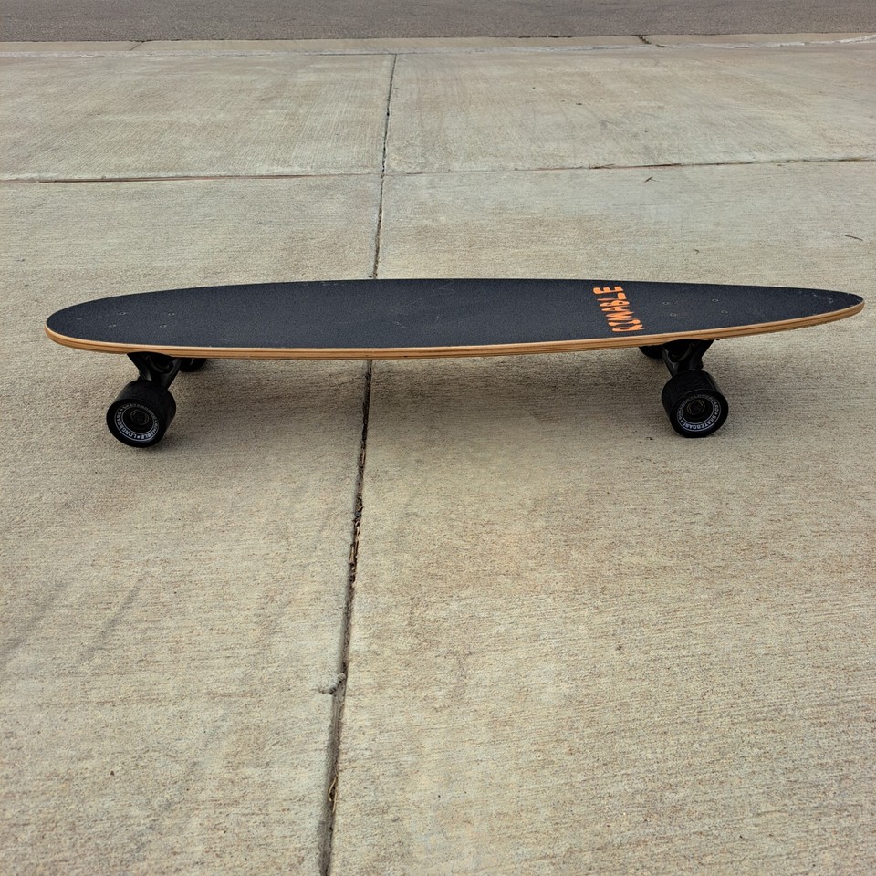 RIMABLE Bamboo Pintail Longboard Coconut Tree Beach 41 Inch | eBay