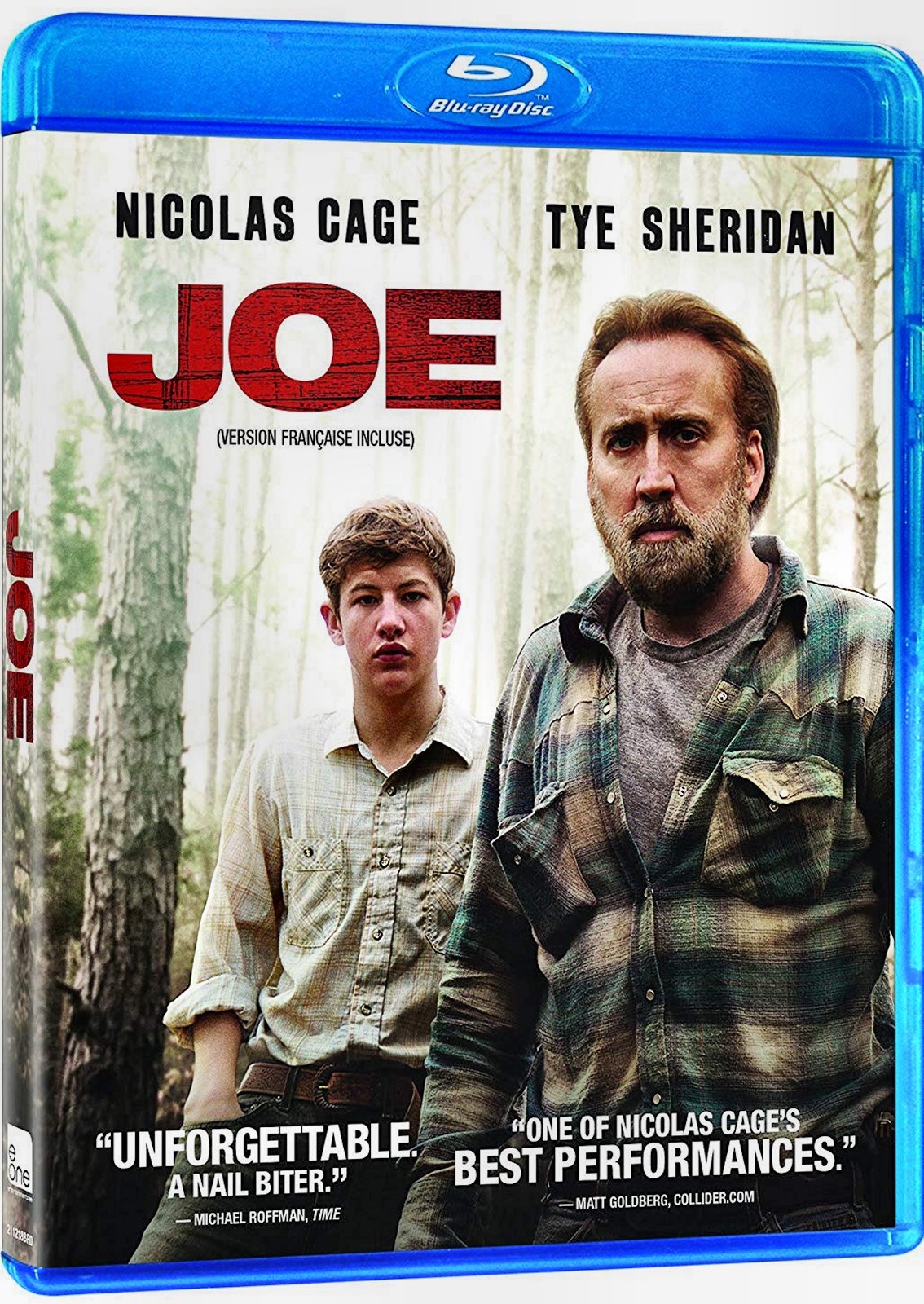 NEW BLU-RAY- JOE - Nicolas Cage, Tye Sheridan, Gary Poulter, Ronnie ...