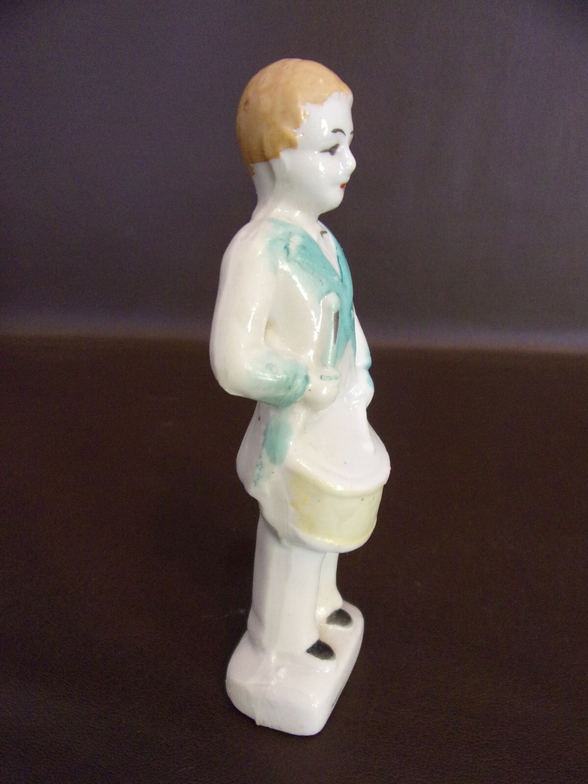 Small Vintage Porcelain Drummer Figurine | eBay