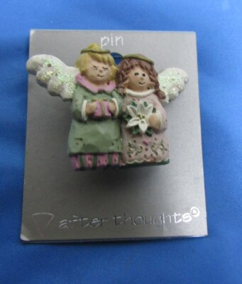 Angels Pin New on Card Resin Sweet | eBay