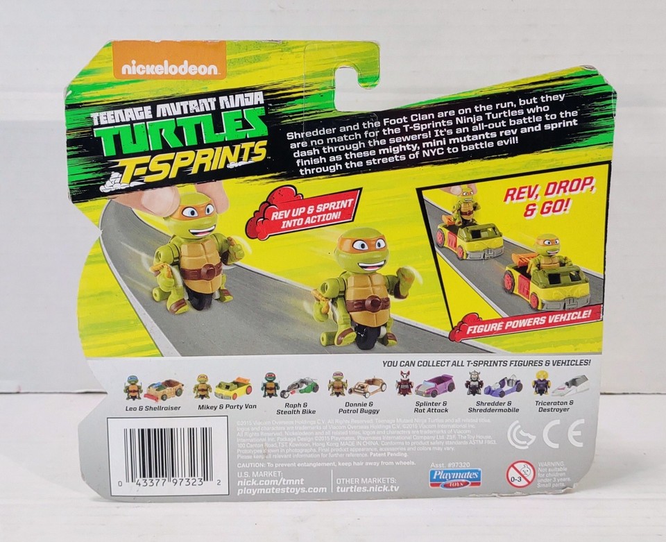 Teenage Mutant Ninja Turtles T-Sprints Michelangelo Mad-Motion Mikey ...