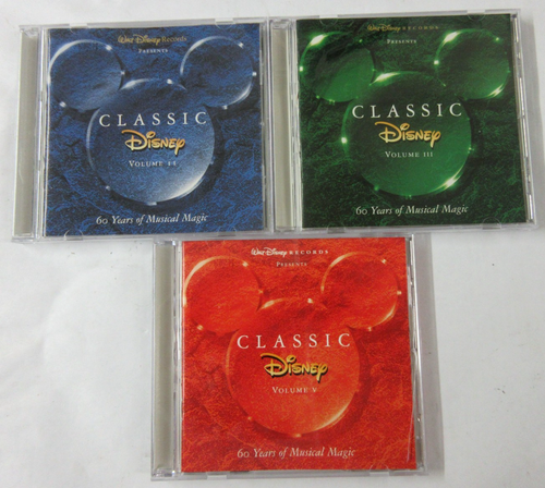 Walt Disney Classic Disney Lot of 3 CDs (Vol. 2,3 &5) 60 years of ...