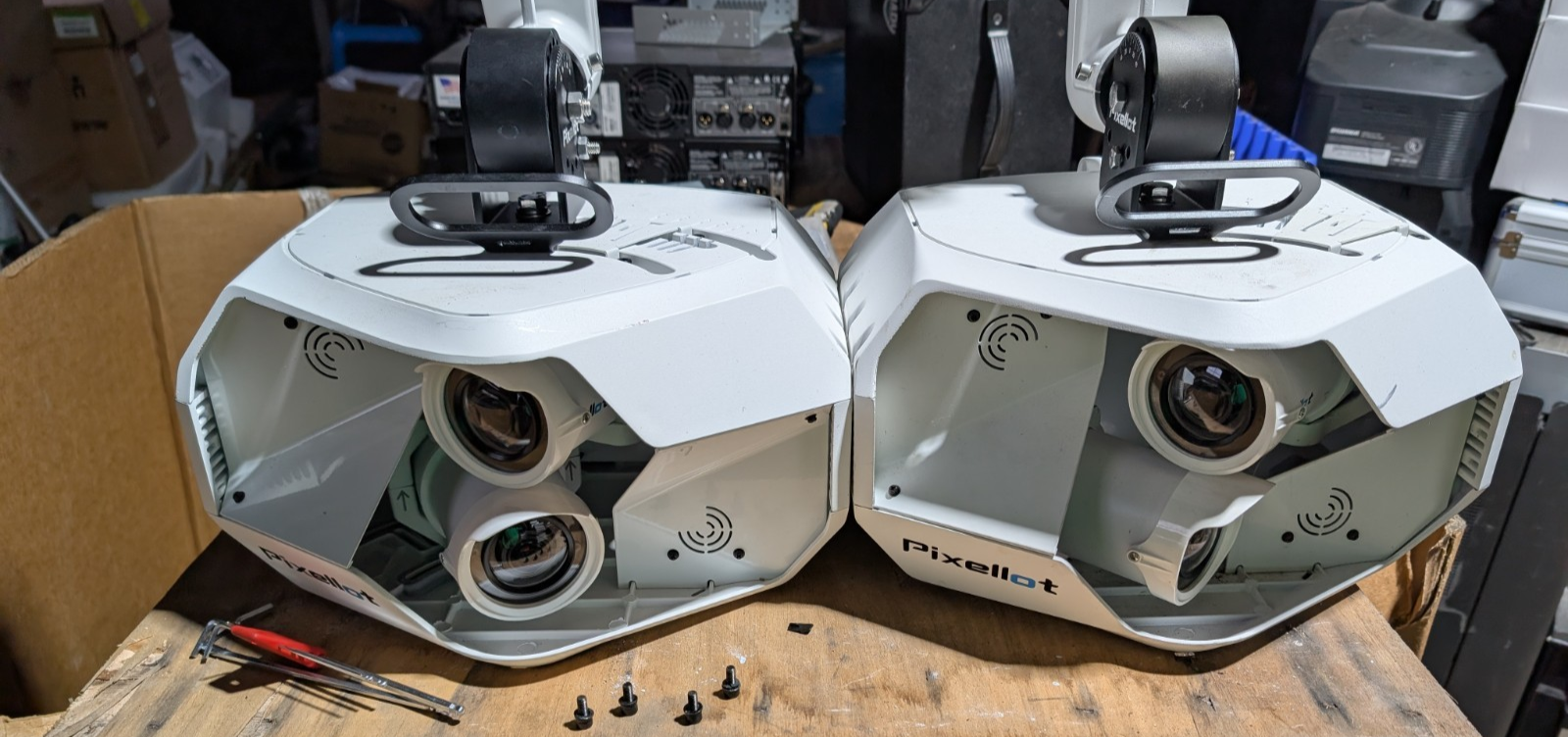 Lot of 2 Pixelot Pxl-422 AI Sports cameras Dual-lens camera head - FAST ...