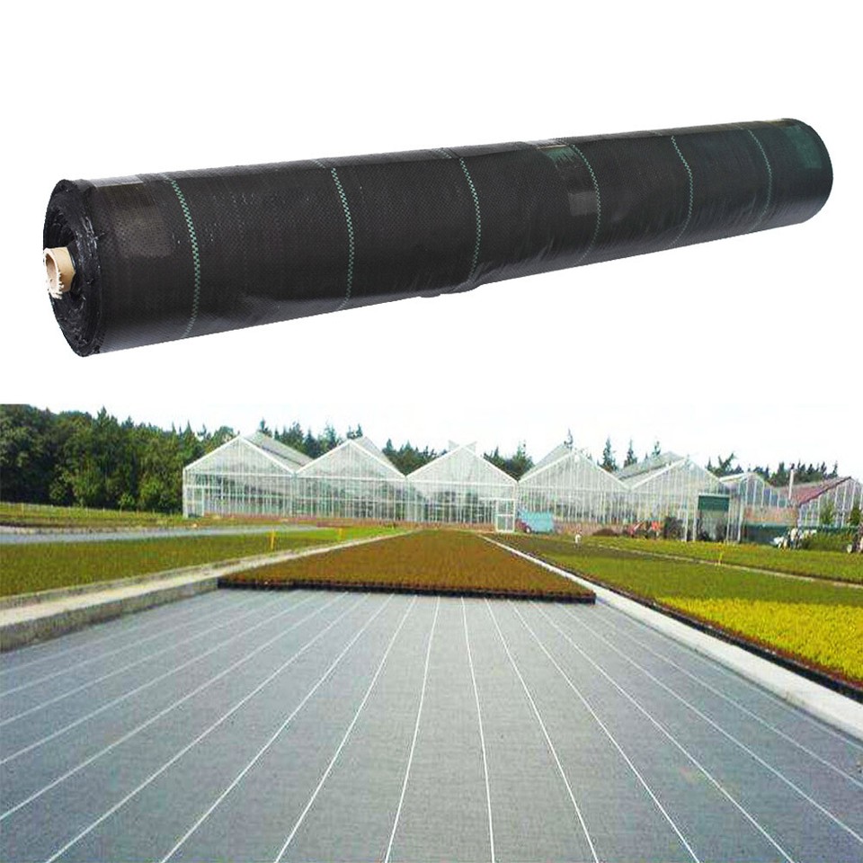 Heavy Duty Weed Barrier Fabric Woven Ground Weed Cover 3.2 Ounce ...