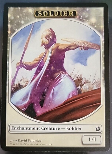 MTG Soldier Token Born of the Gods 3/11 Regular Token | eBay