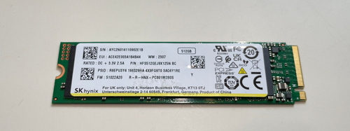 HFS512GEJ9X125N SK Hynix 512GB PCIe NVMe Gen4x4 M.2 2280 SSD PC801 | eBay