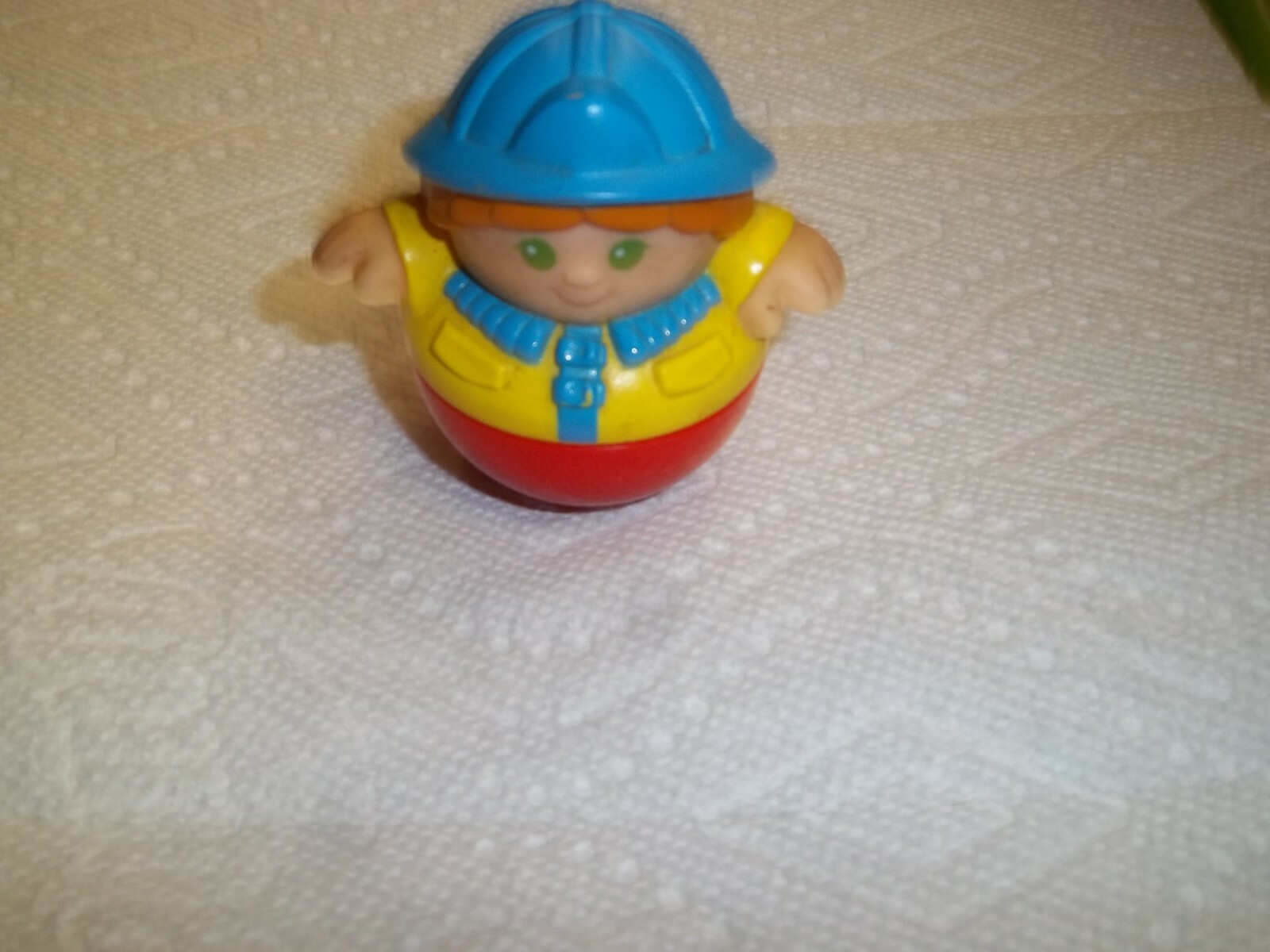 Playskool 1987 Weeble Wobble Fireman GIRL FIGURE (B-9007) | eBay