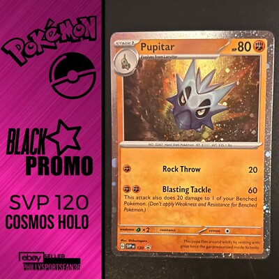 Pokémon TCG - Pupitar - 120 - SV: Scarlet & Violet PROMO Cards - NM ...