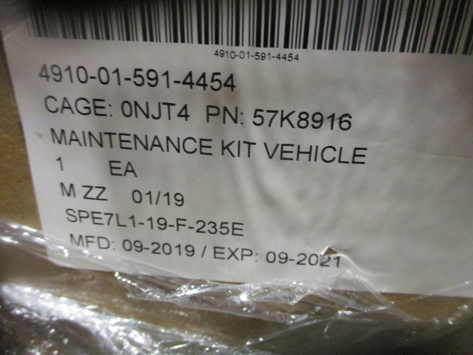 NIB Maintenance Kit, HEMTT M977A2, M985A2, M1977A2, M1120A2, Recent mfg ...