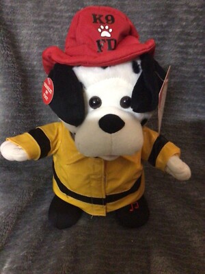 Cuddle Barn Fireman Dog SPARKY Sings Fire | eBay Australia