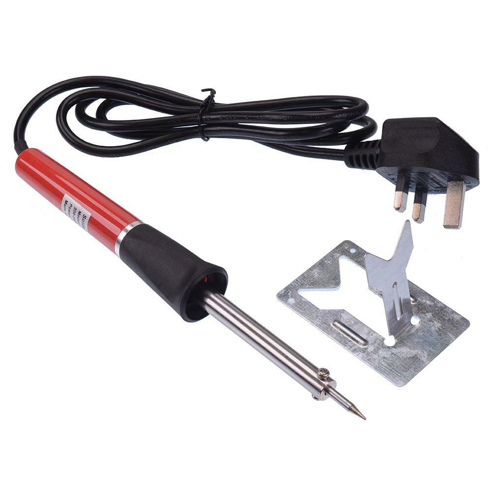 30W Mains Powered Soldering Solder Iron with Stand | eBay