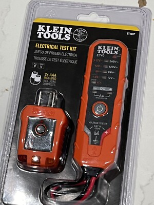 Klein Tools Electrical Test Kit Digital AC/DC Voltage Tester 12 to 240V ...