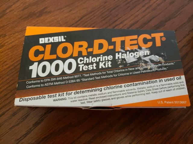 Test Kit Chlorine Halogen DEXSIL CLOR-D-TECT 1000 EXPIRED Jan13 SET OF ...