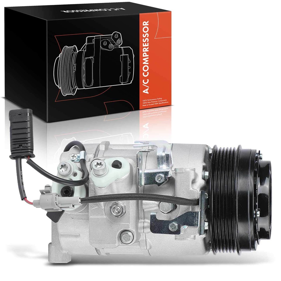 A/C Compressor w/ 6-Groove Pulley & 6SBU16C Style for Mercedes-Benz ...