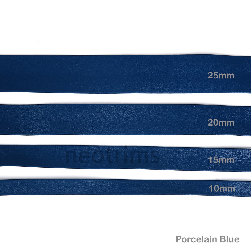 Faux Leather Bias Binding PU Tape Trim Ribbon Strap 10mm 15mm 20mm 25mm ...