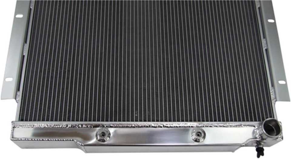 3 Row Radiator For 1972-1986 Jeep CJ,CJ5,CJ7 Chevy Small Block SBC Swap ...