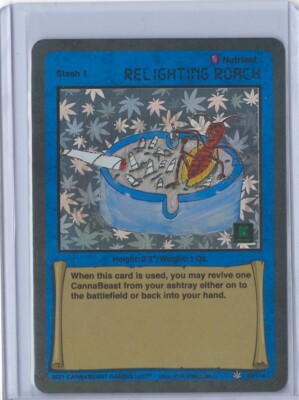 CannaBeast Kickstarter Relighting Roach Holo #89/114 The Stoned Ages ...