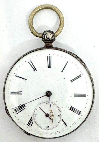 Swiss? MI Chronometre Open Face Pocket Watch with compass #927 | eBay