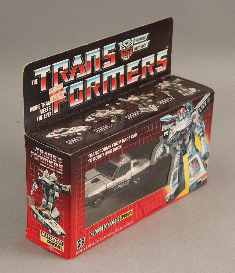 MIB Vintage 1984 G1 Hasbro TRANSFORMERS Autobot Strategist Prowl POLICE ...