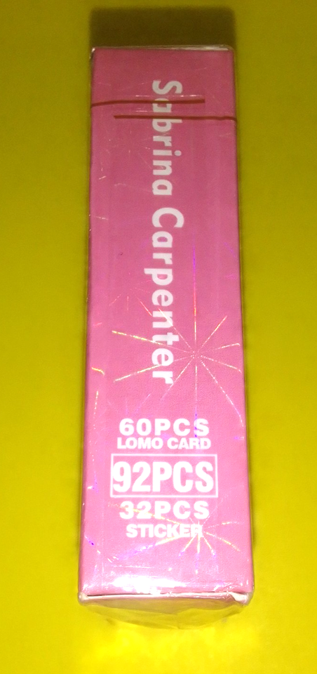 Sabrina Carpenter Cards – 92 Piece Photocard & Sticker Set - New Sealed ...