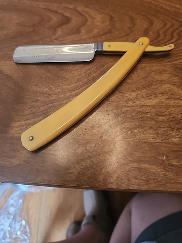 antique straight razor shave ready/ ERN Wald Solingen 1834 "Little Bone ...