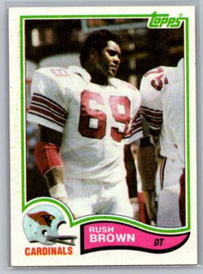 1982 Topps NFL Rush Brown #466 | eBay