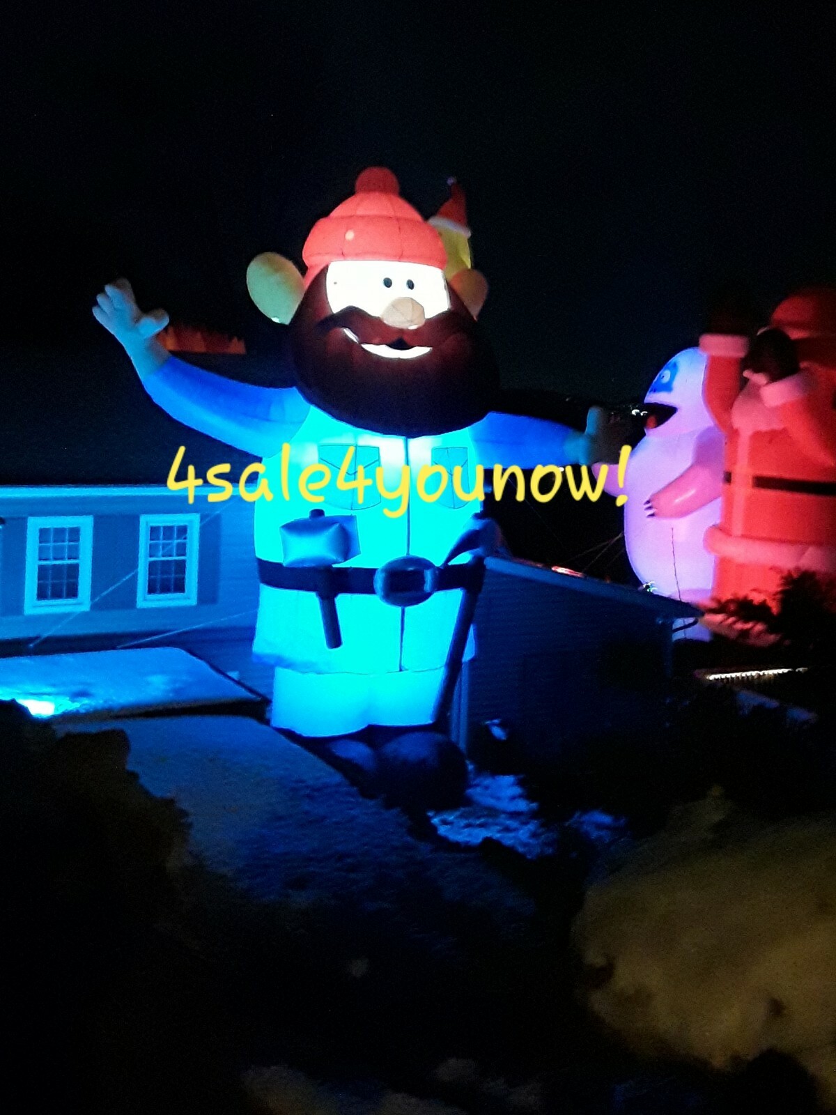 35' FOOT YUKON CORNELIUS CUSTOM MADE CHRISTMAS INFLATABLE RUDOLPH NEW ...
