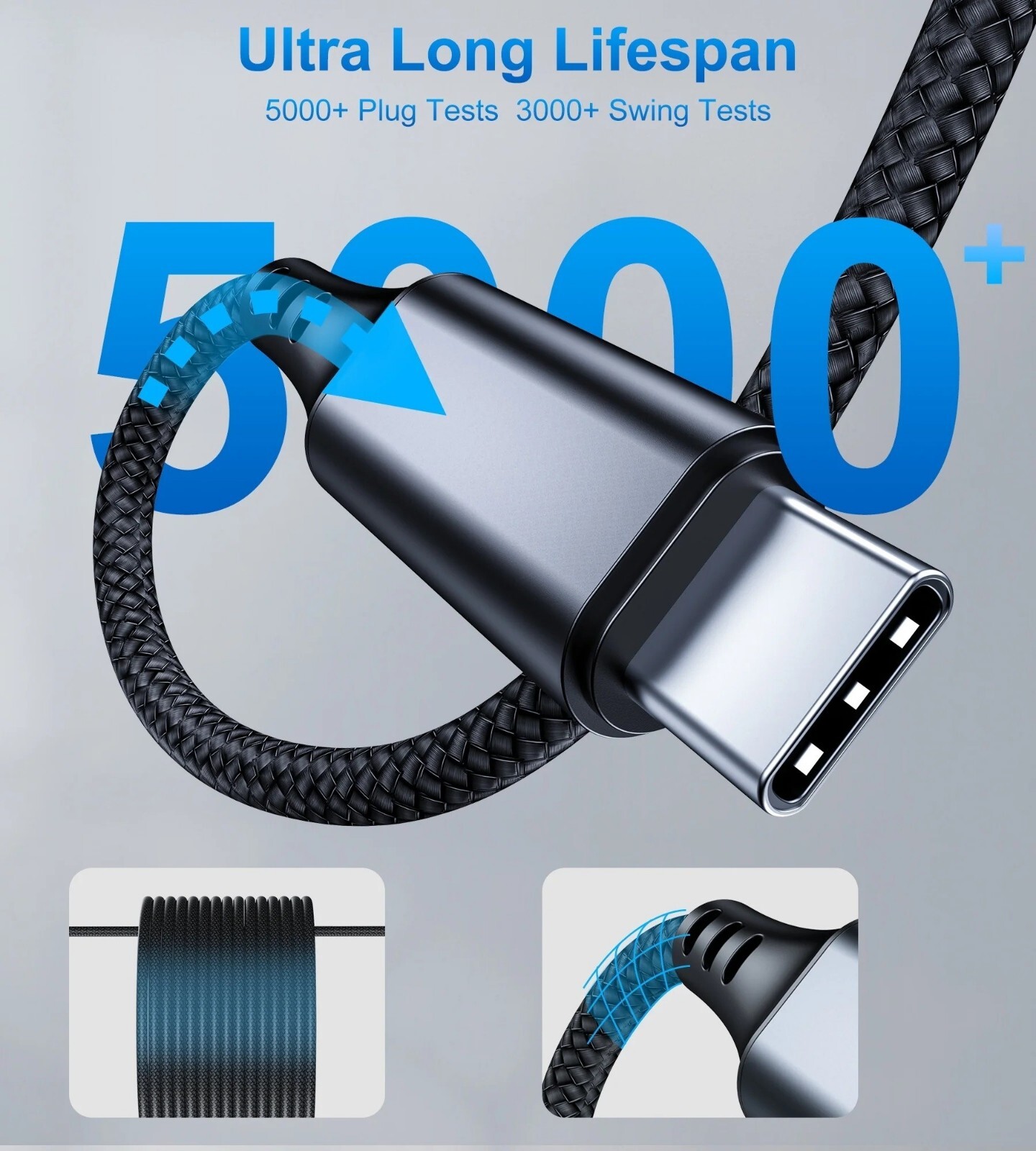 Choetech USB Type-C to 3.5mm Male Audio AUX Cable Adapter Car Stereo ...