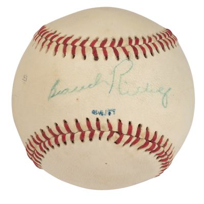 The Finest Branch Rickey Single Signed Autographed Baseball On Earth ...