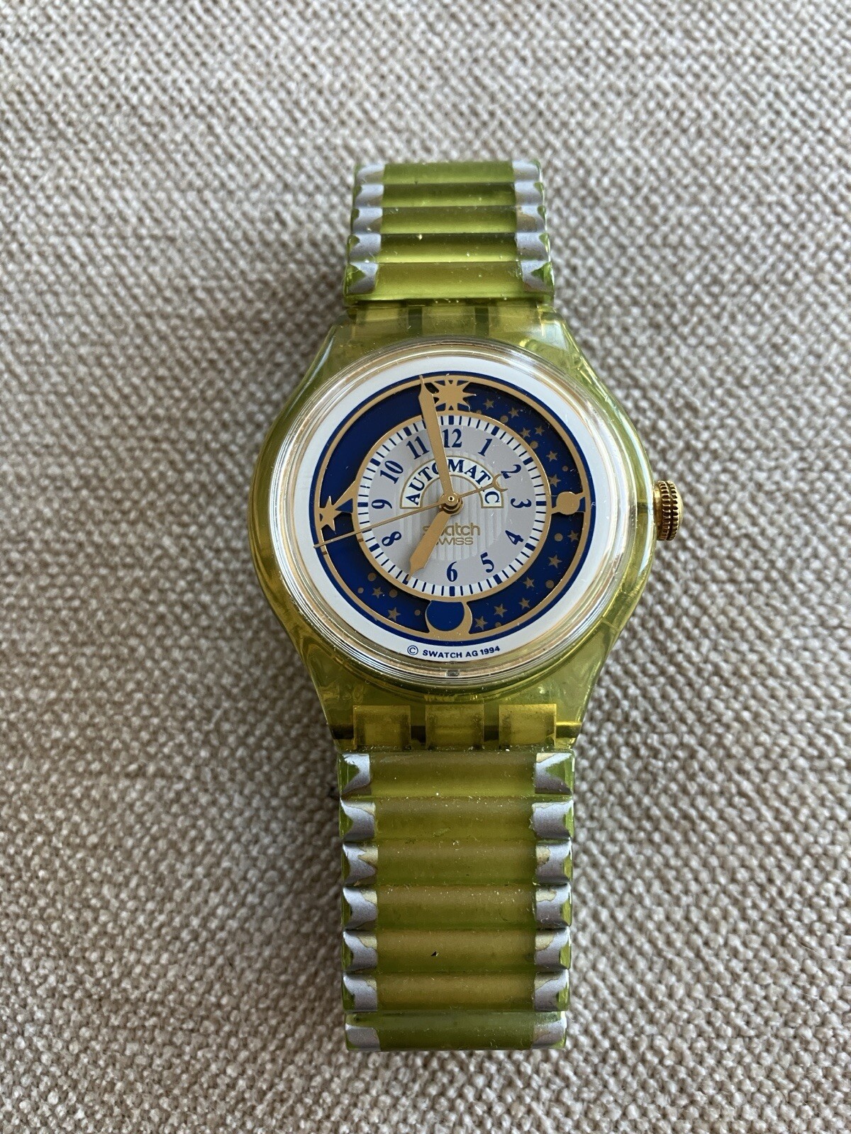 Swatch Automatic Watch with display back & matched st… - Gem