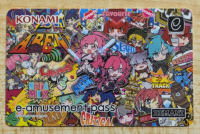 SHIPS FROM USA NEW Konami e-AMUSEMENT PASS Card Sound Voltex Exceed ...