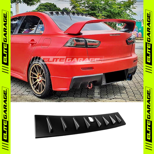 Vortex Generator Spoiler Wing Shark FIN for Mitsubishi Lancer 2008 ...