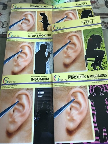 Ear Acupuncture Auriculotherapy Points Cards 6 X 10 Chart plus 480 ...