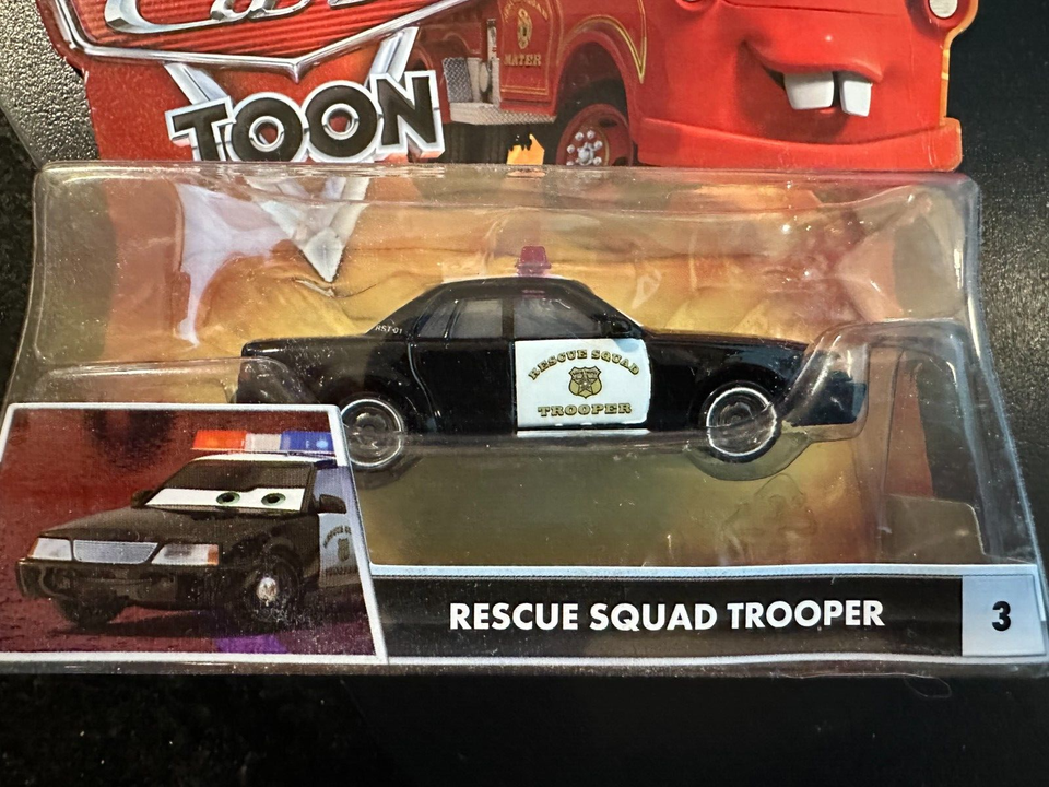Disney Pixar Cars Toon - Rescue Squad Trooper card #3 (from Rescue ...