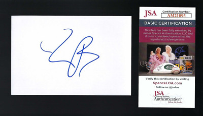 Tim Burton signed 4x6 card JSA Authenticated Director Nightmare Before ...